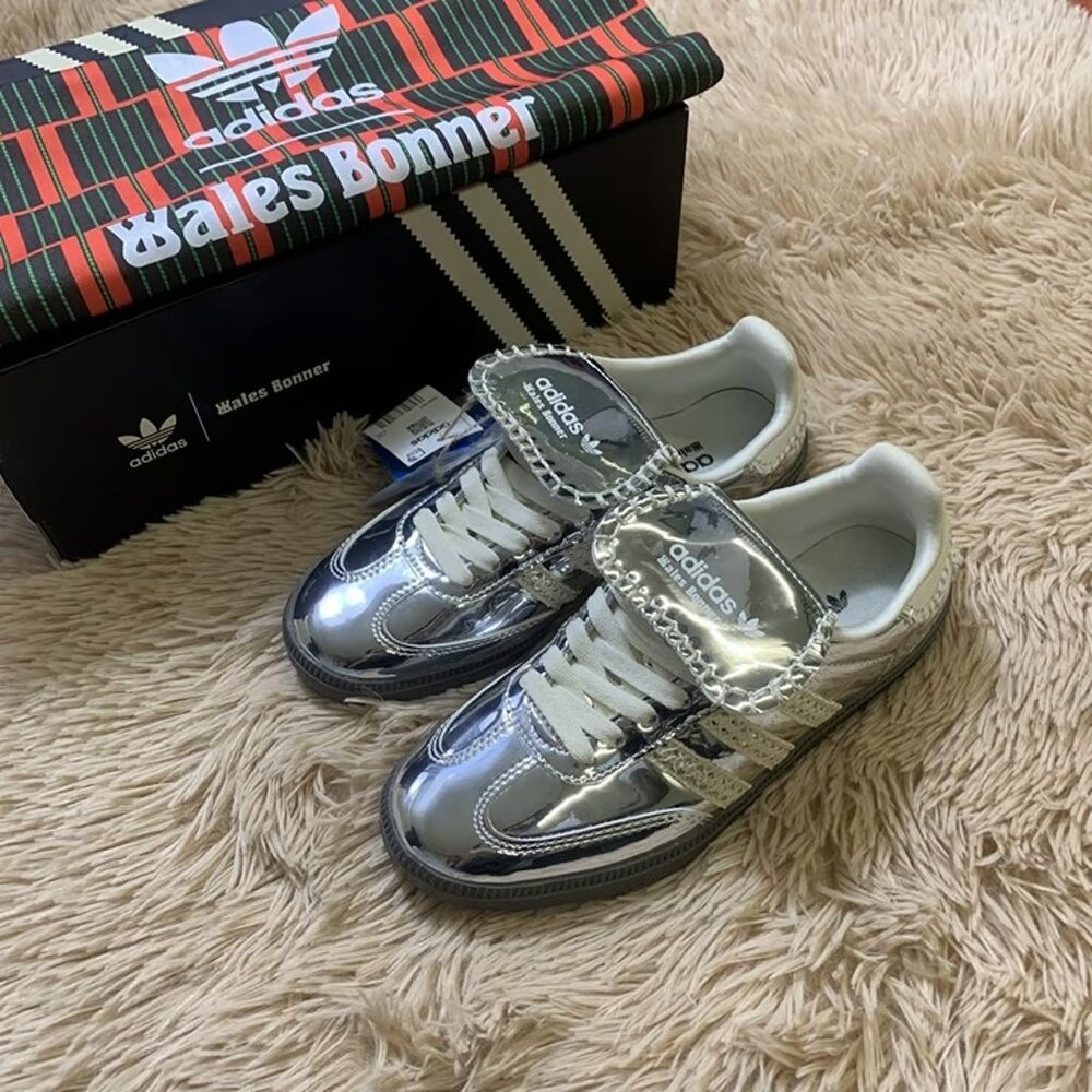 Adidas Samba X Wales Bonner 'Metallic Silver' - Gem